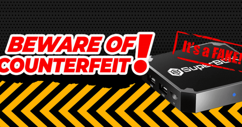 Beware of Counterfeits - SuperBox Official Website